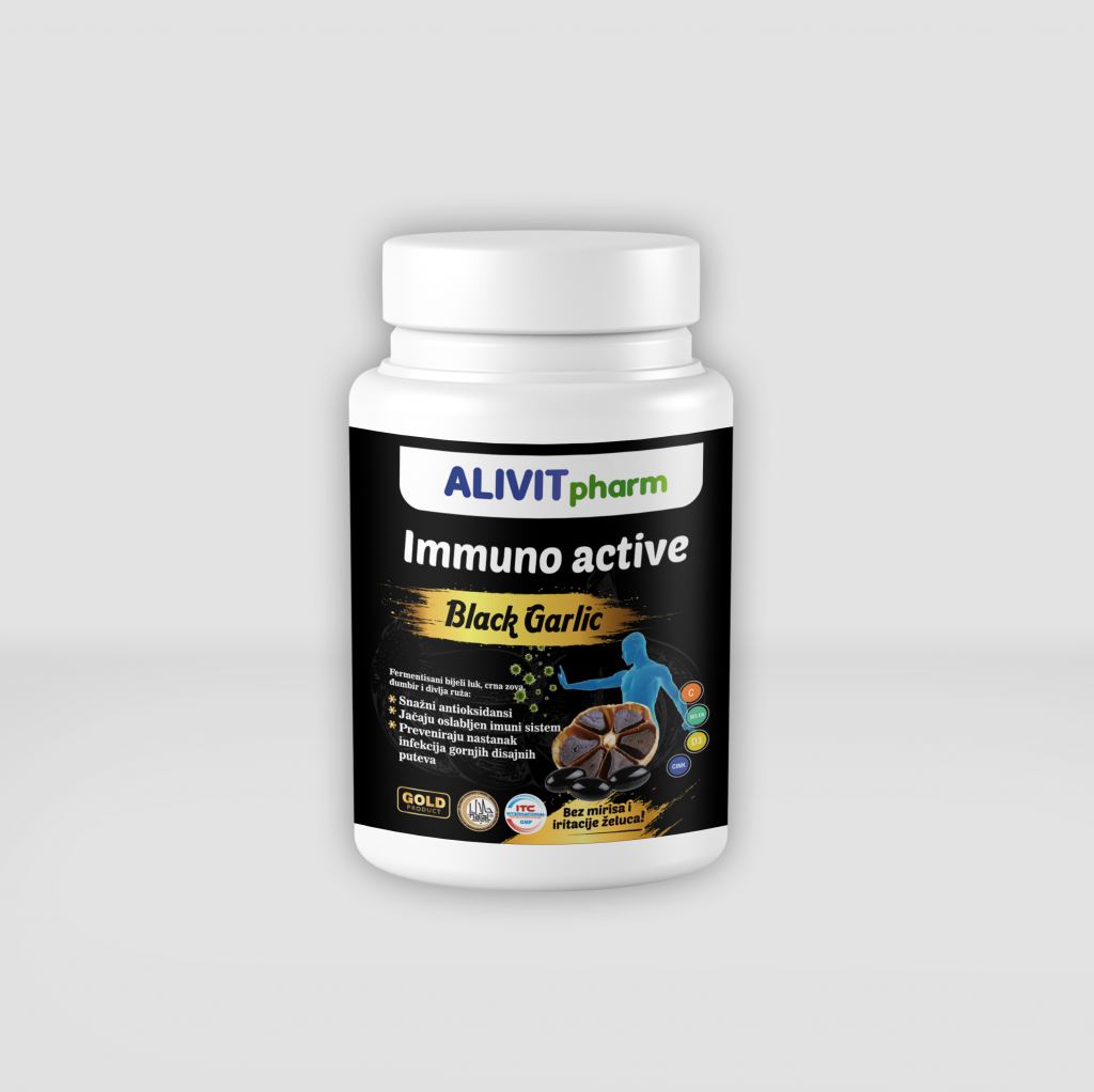 ALIVIT PHARM BLACK GARLIC IMMUNO ACTIVE KAPSULE | Apoteka Belladonna ...