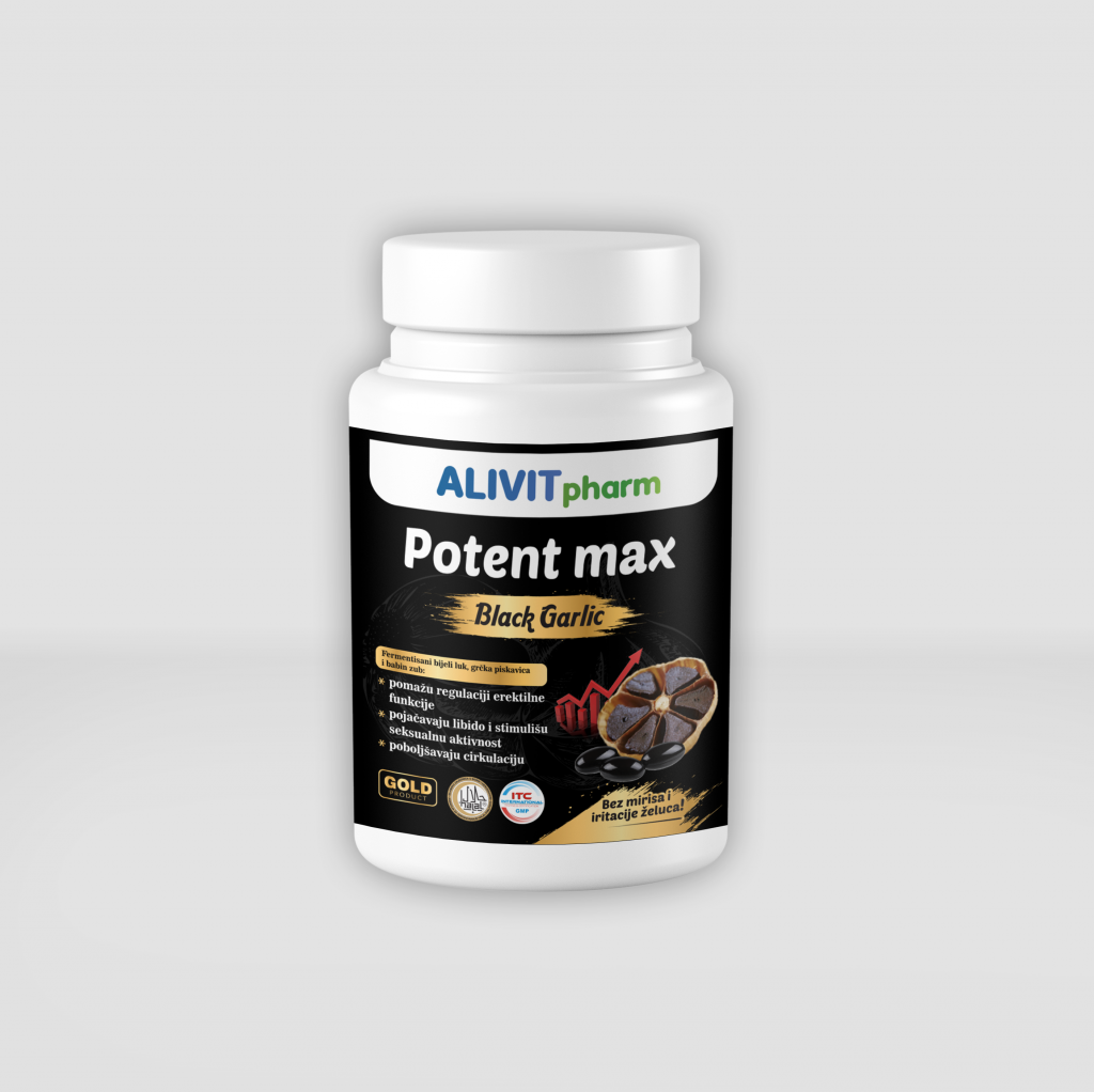 ALIVIT PHARM BLACK GARLIC POTENT MAX KAPSULE | Apoteka Belladonna Web shop