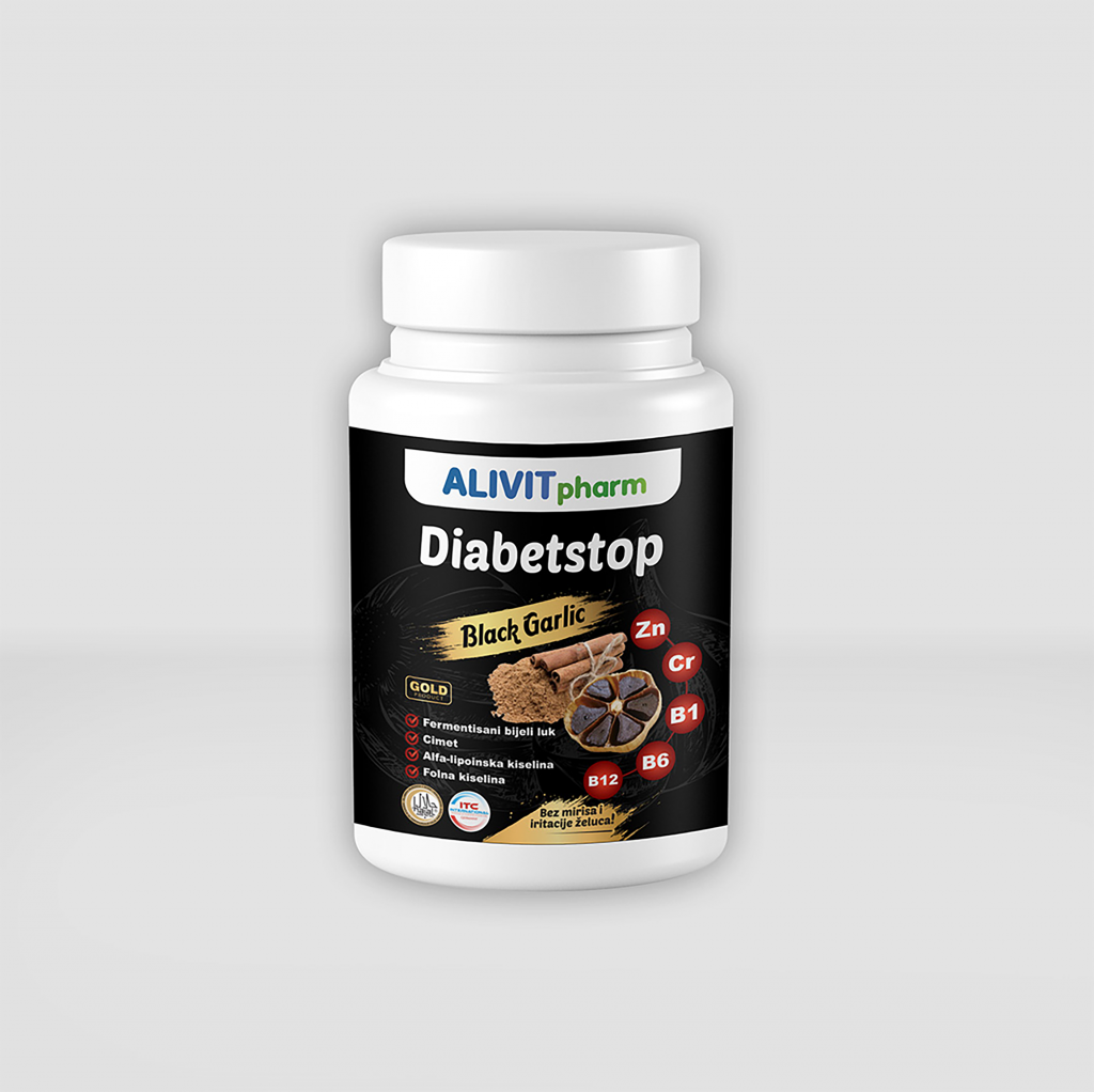 ALIVIT PHARM BLACK GARLIC DIABETSTOP KAPSULE | Apoteka Belladonna Web shop
